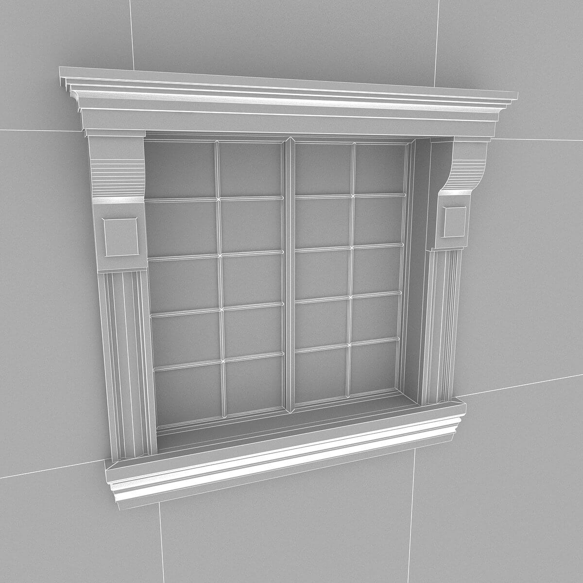 Window Frame 11 - 3D Model by nvere