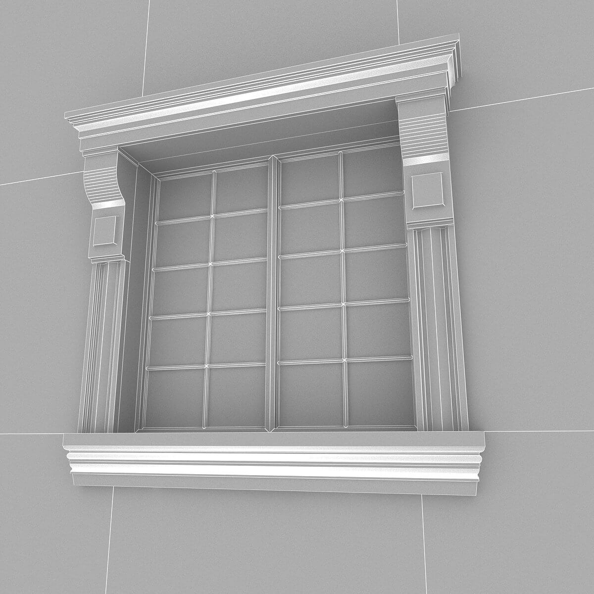 Window Frame 11 - 3D Model by nvere