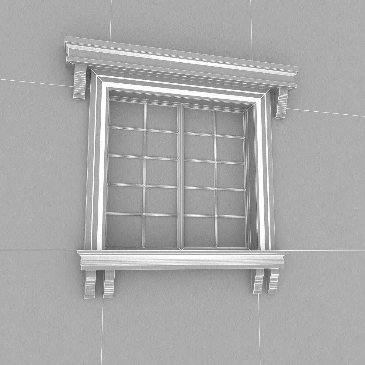 Window Frame 11 - 3D Model by nvere