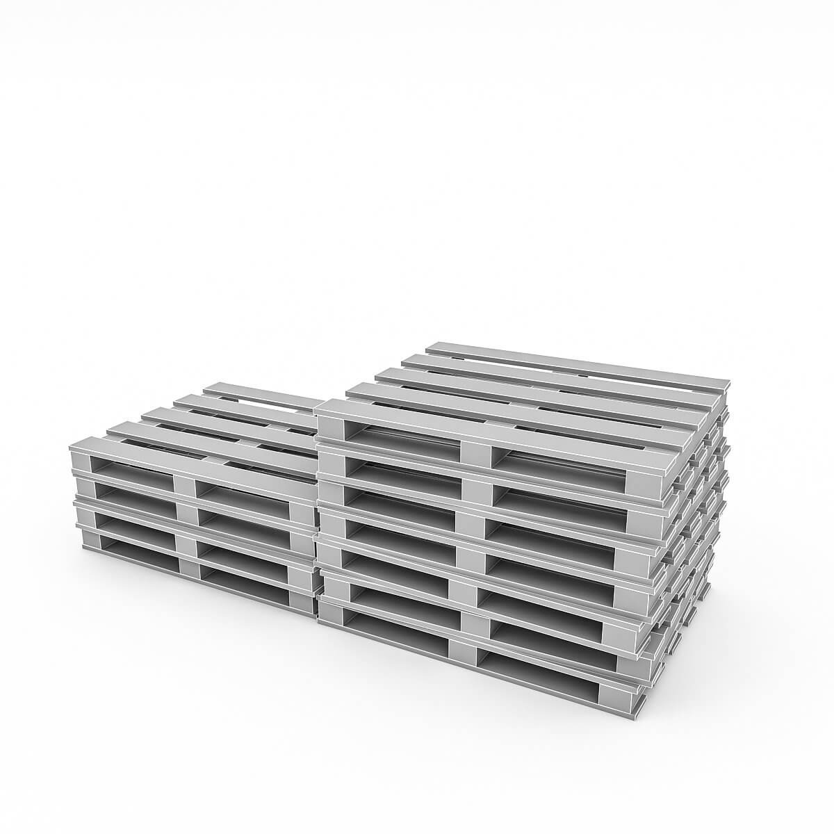 Wooden Pallets - 3D Model by nvere