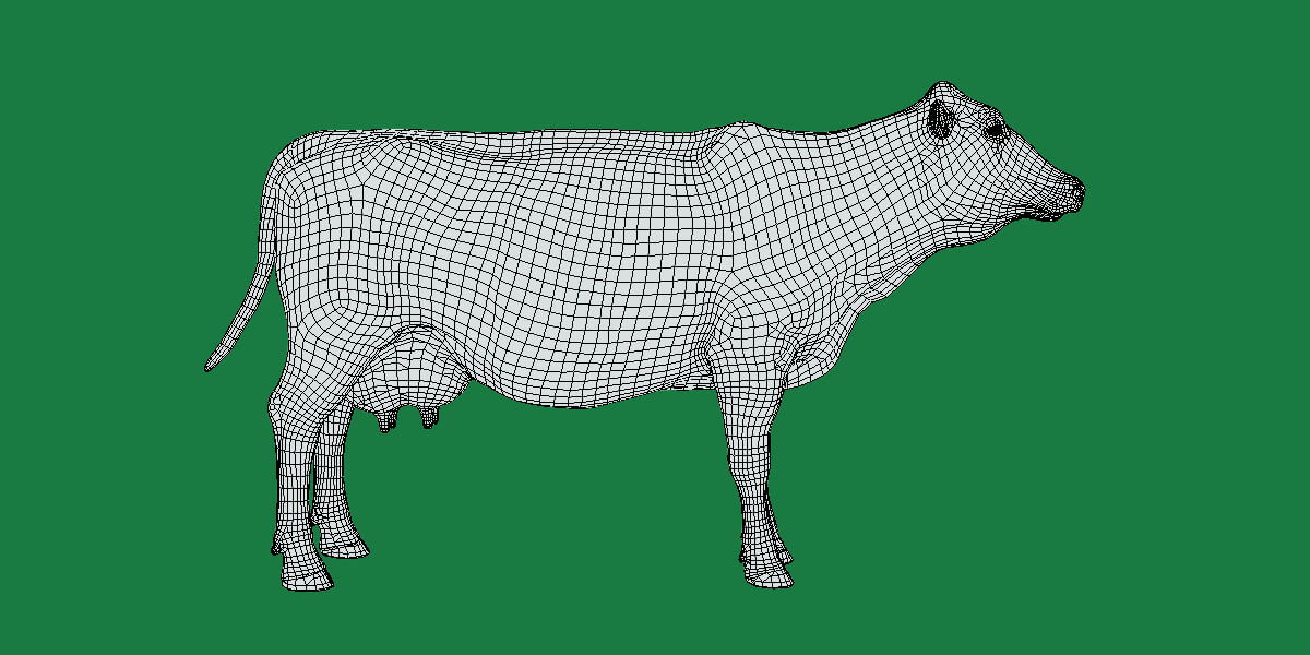 Aberdeen Red Angus Cattle - 3D Model by Nyilonelycompany