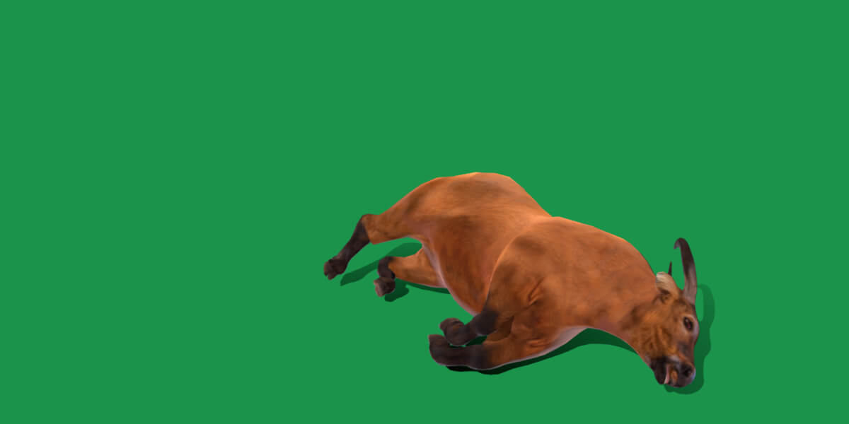 African Dwarf Forest Buffalo - 3D Model by Nyilonelycompany