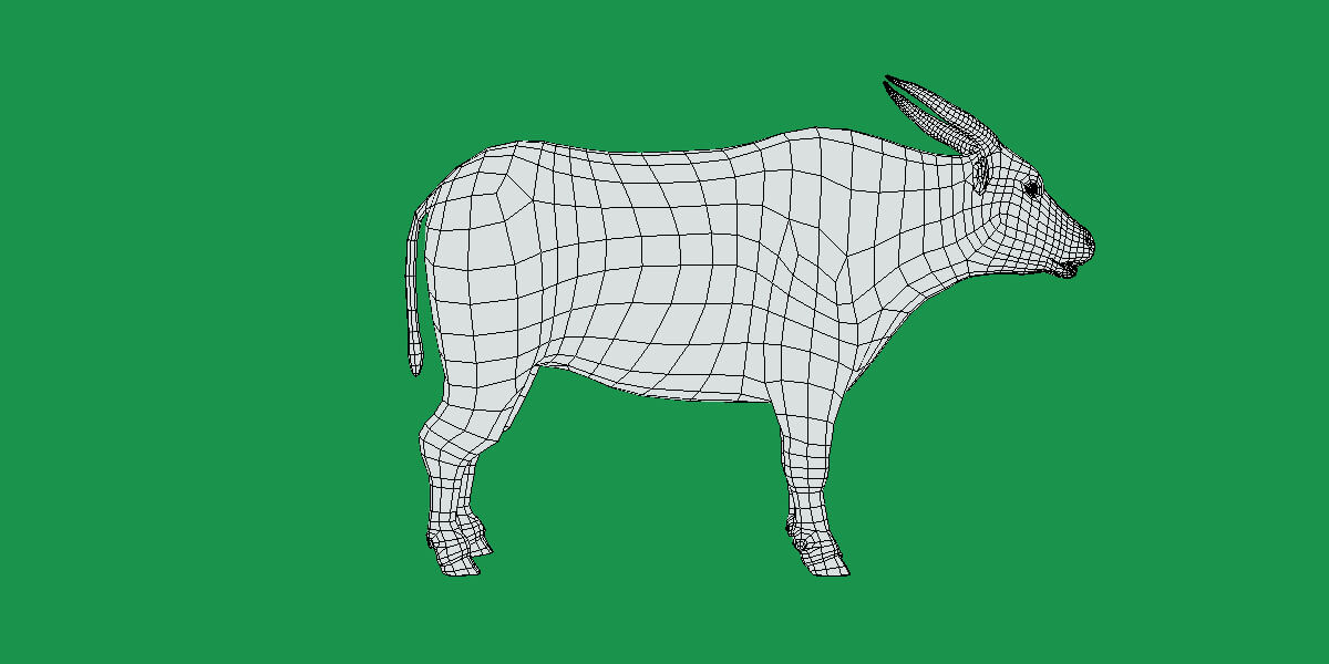 African Dwarf Forest Buffalo - 3D Model by Nyilonelycompany