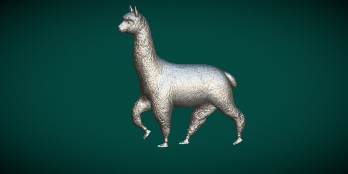 Alpaca Animal Mammal - 3D Model by Nyilonelycompany