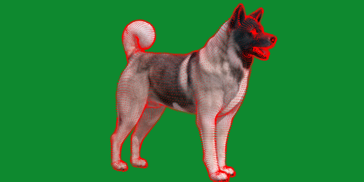 American Akita Dog - 3D Model by Nyilonelycompany