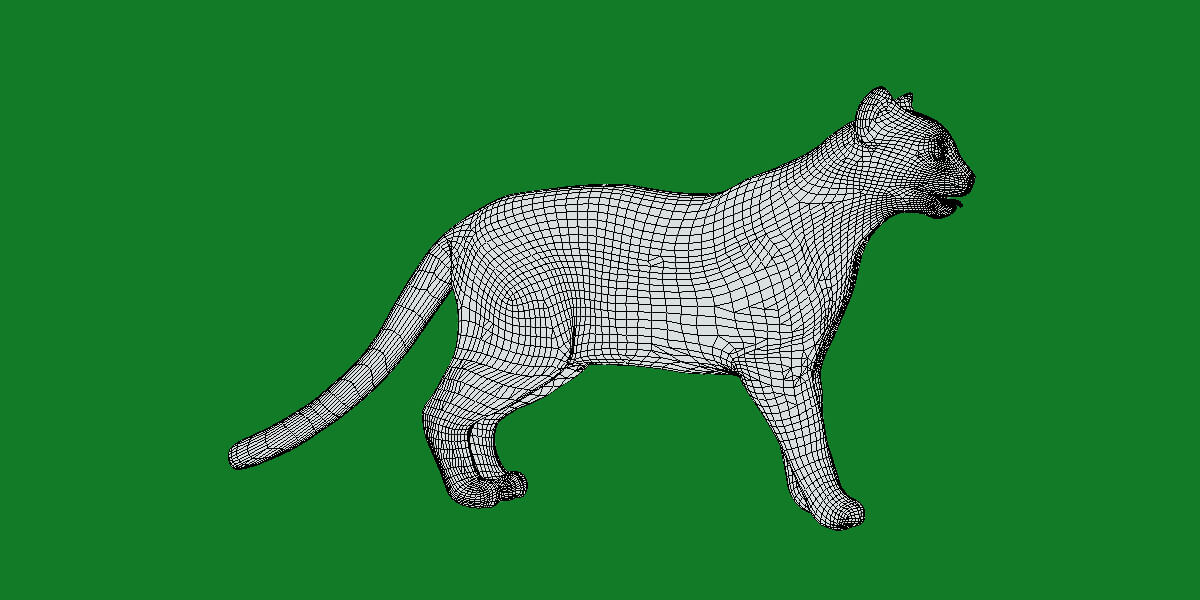 American Margay Cat - 3D Model by Nyilonelycompany