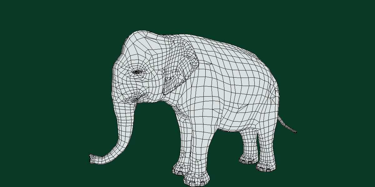 Asian Elephant - 3D Model by Nyilonelycompany