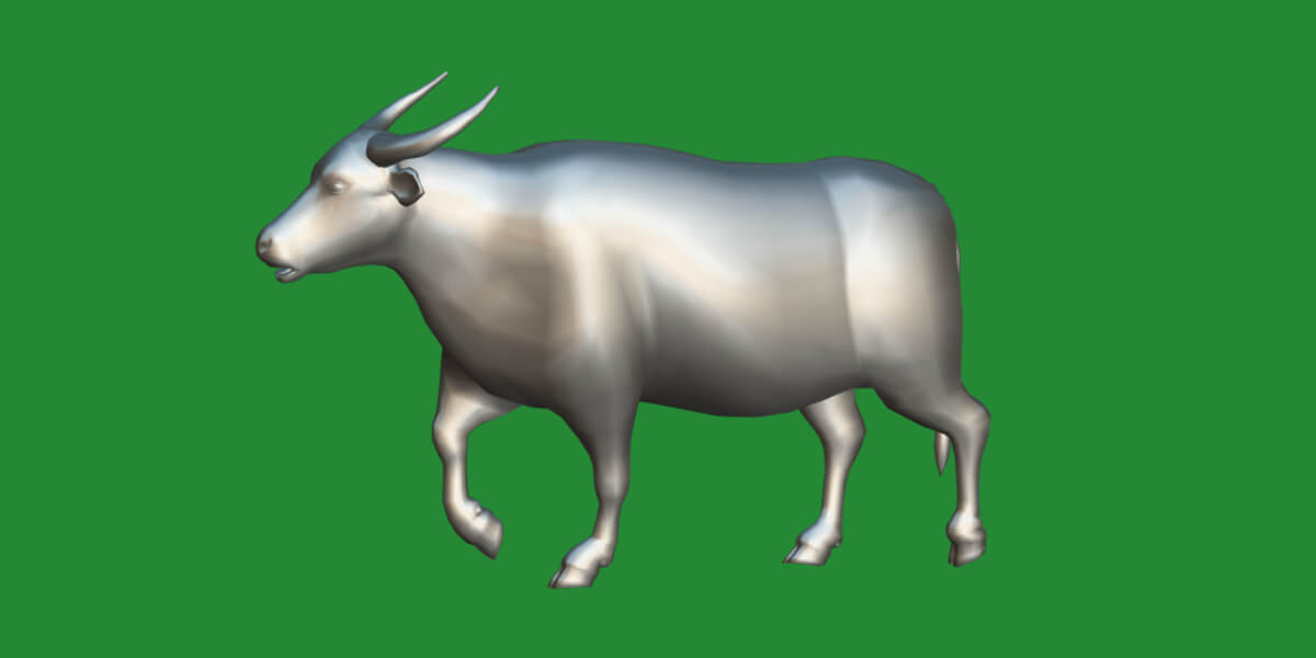 Asian Water Buffalo - 3D Model by Nyilonelycompany