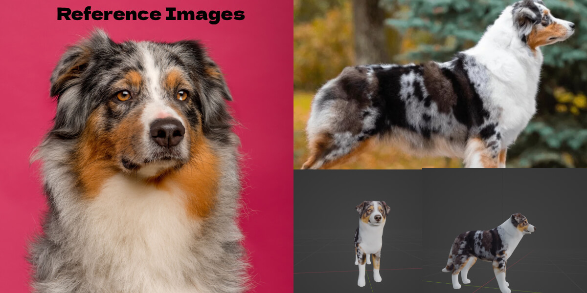 Australian Shepherd Dog - 3D Model by Nyilonelycompany