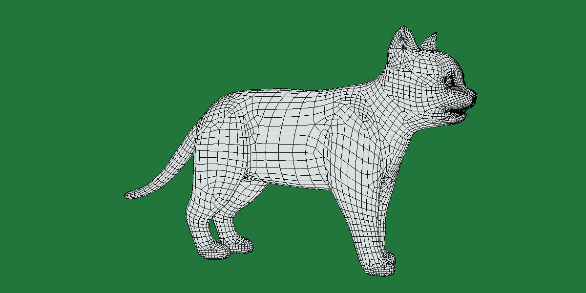 Bengal Kitten Cat - 3D Model by Nyilonelycompany