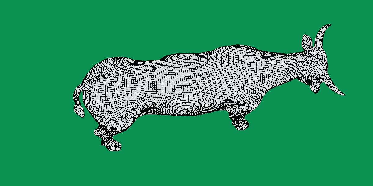 Black Bull Cattle - 3D Model by Nyilonelycompany