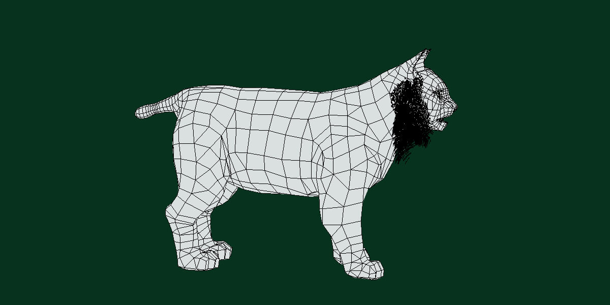 Bobcat Red Lynx - 3D Model by Nyilonelycompany