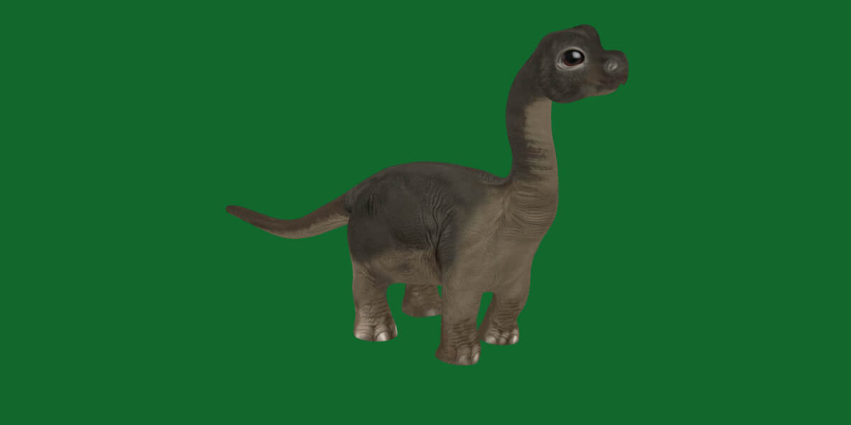 Brachiosaurus Baby Dinosaur - 3D Model by Nyilonelycompany