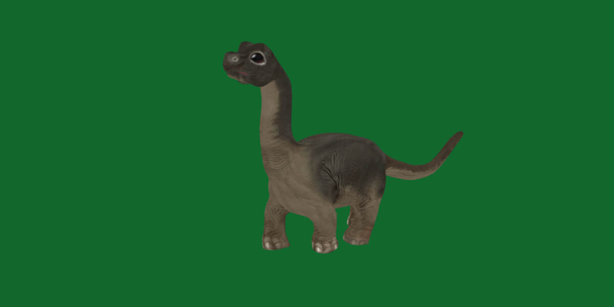Brachiosaurus Baby Dinosaur - 3D Model by Nyilonelycompany