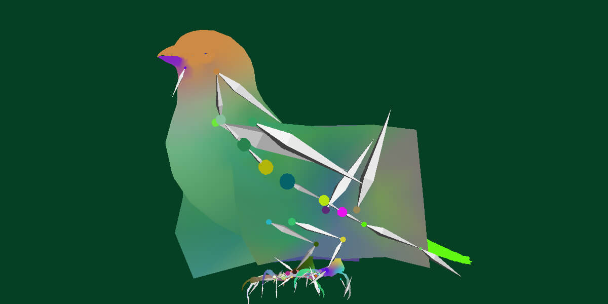 Cape Robin Chat Bird - 3D Model by Nyilonelycompany