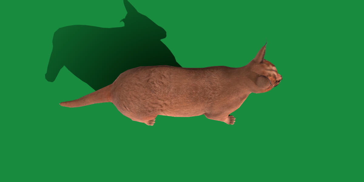 Caracal Wild Cat - 3D Model by Nyilonelycompany