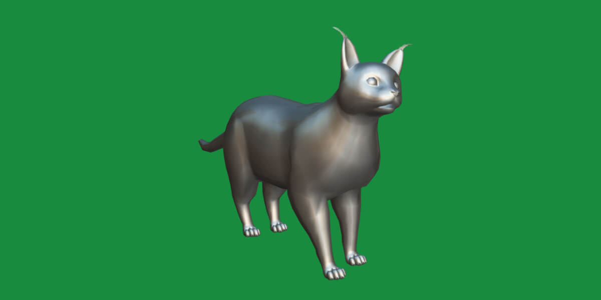 Caracal Wild Cat - 3D Model by Nyilonelycompany