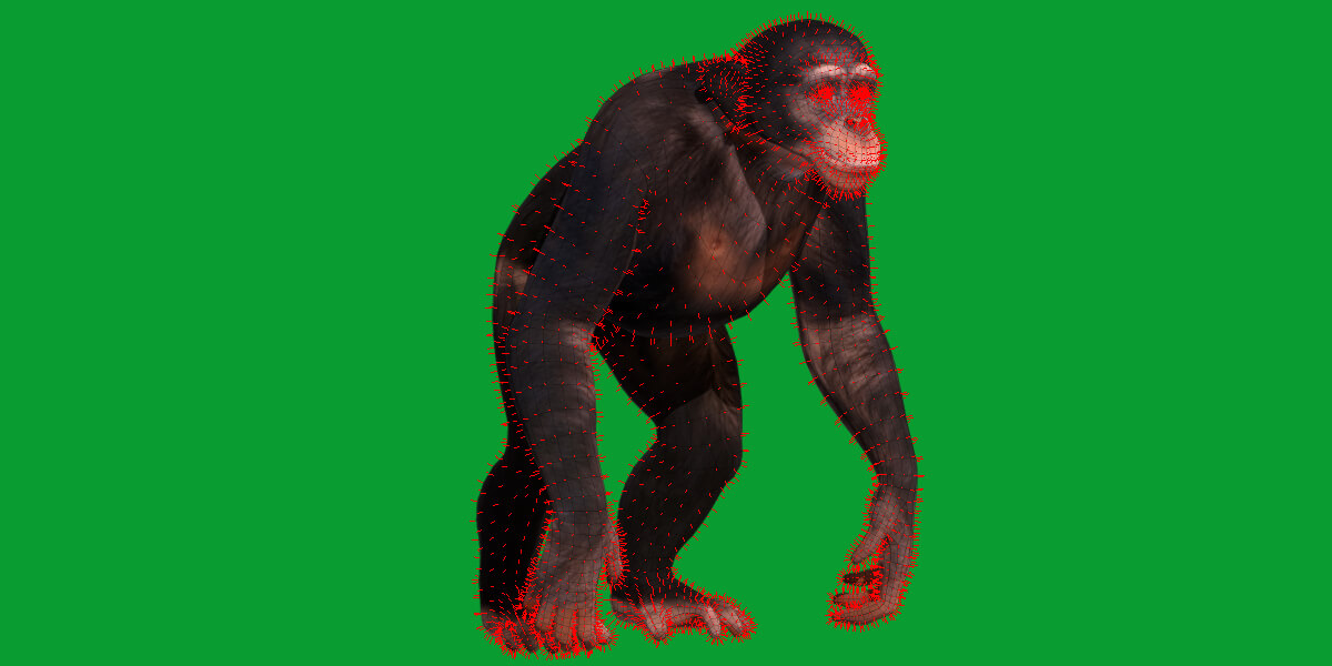 Chimpanzee Ape Primate - 3D Model by Nyilonelycompany