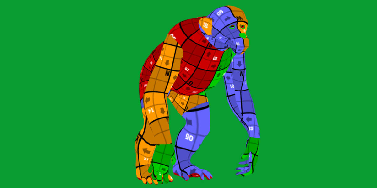 Chimpanzee Ape Primate - 3D Model by Nyilonelycompany