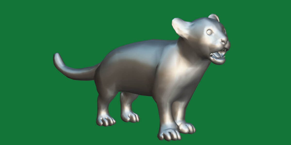 Clouded Leopard Cub - 3D Model by Nyilonelycompany