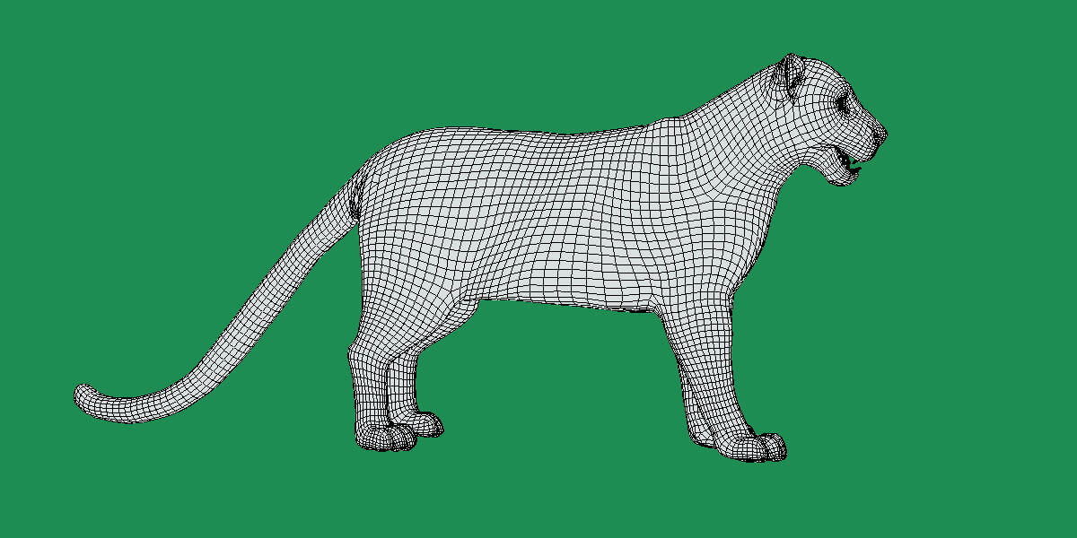 Clouded Leopard Wild Cat - 3D Model by Nyilonelycompany