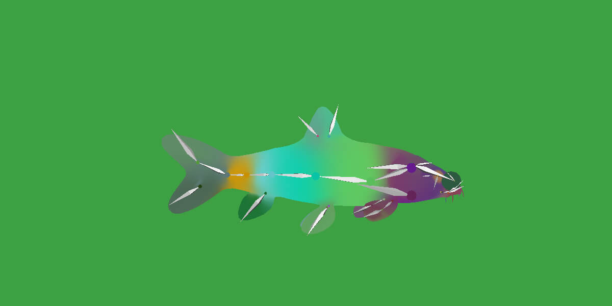 Clown Loach Ulanguli Fish - 3D Model by Nyilonelycompany