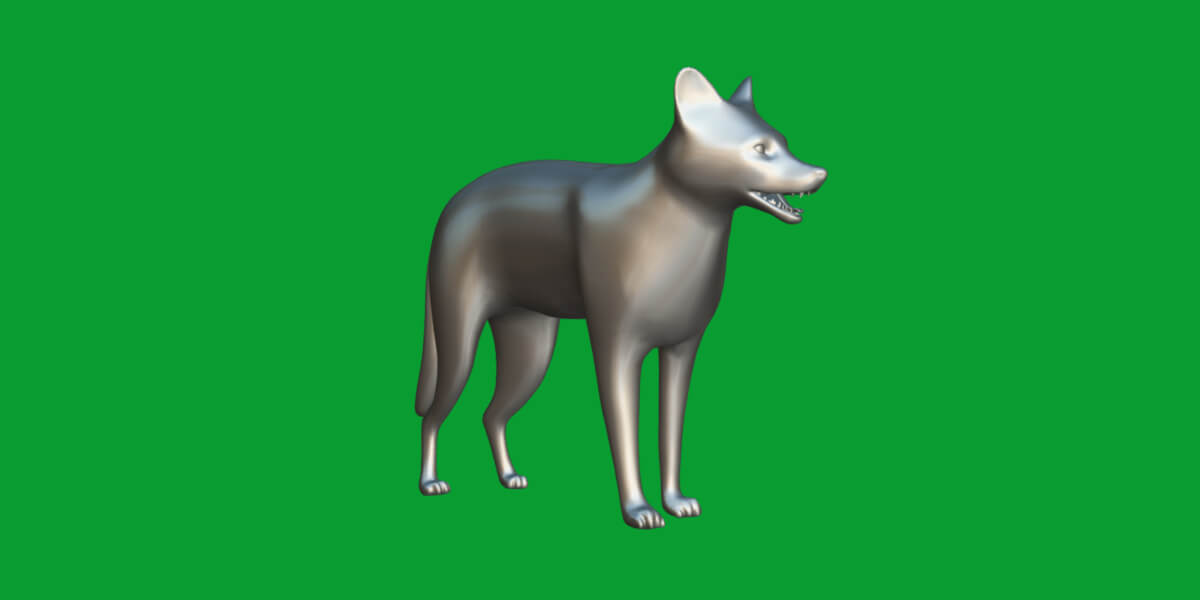 Coyote American Jackal - 3D Model by Nyilonelycompany