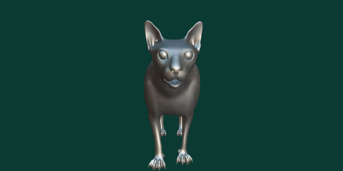 Cryptoprocta Ferox Fossa Endangered Animal - 3D Model by Nyilonelycompany