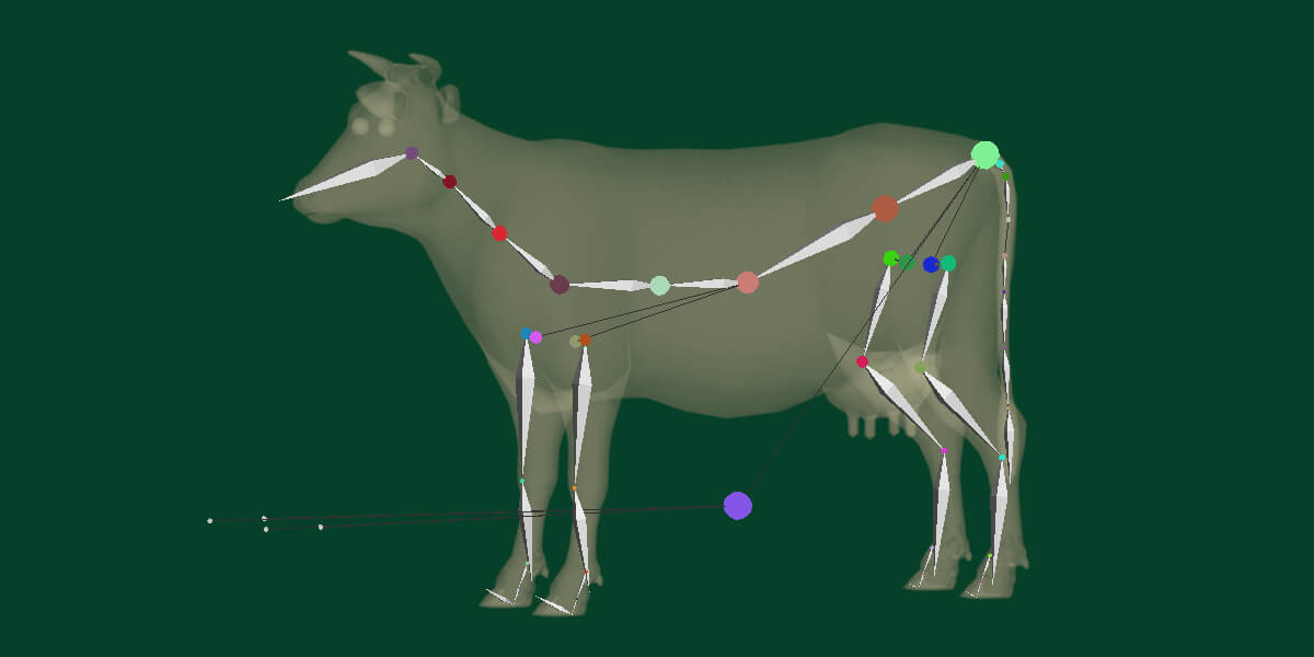 Domestic Cattle Oxen Animals - 3D Model by Nyilonelycompany