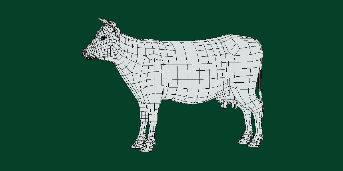 Domestic Cattle Oxen Animals - 3D Model by Nyilonelycompany