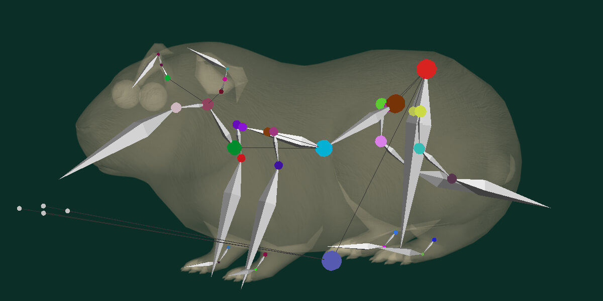 Domestic Guinea Pig Rodent - 3D Model by Nyilonelycompany