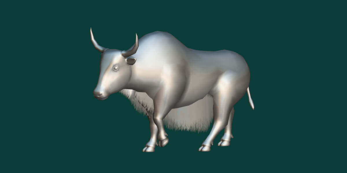Domestic Yak Animals - 3D Model by Nyilonelycompany
