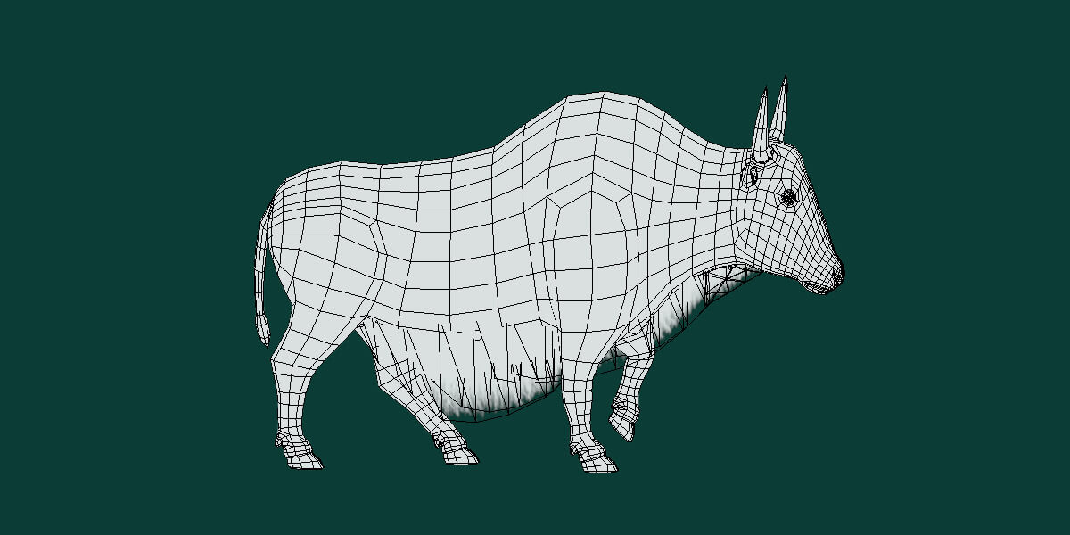 Domestic Yak Animals - 3D Model by Nyilonelycompany