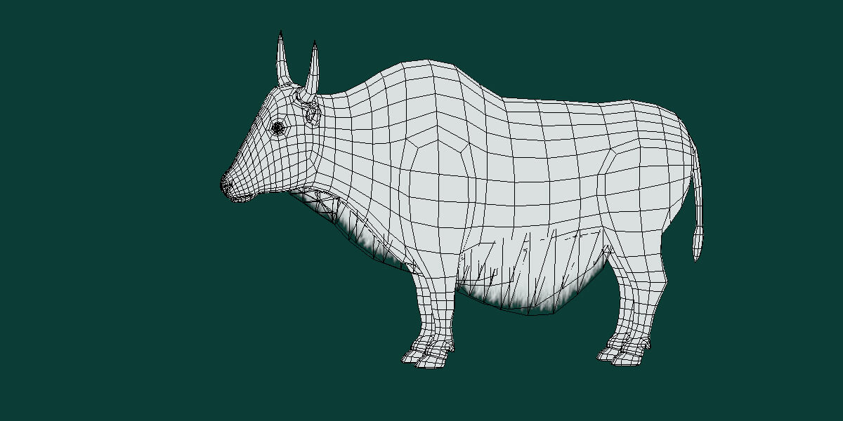 Domestic Yak Animals - 3D Model by Nyilonelycompany