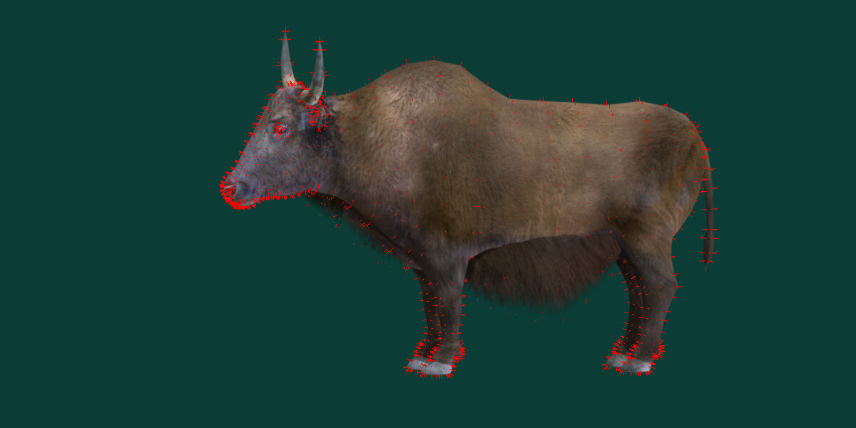 Domestic Yak Animals - 3D Model by Nyilonelycompany