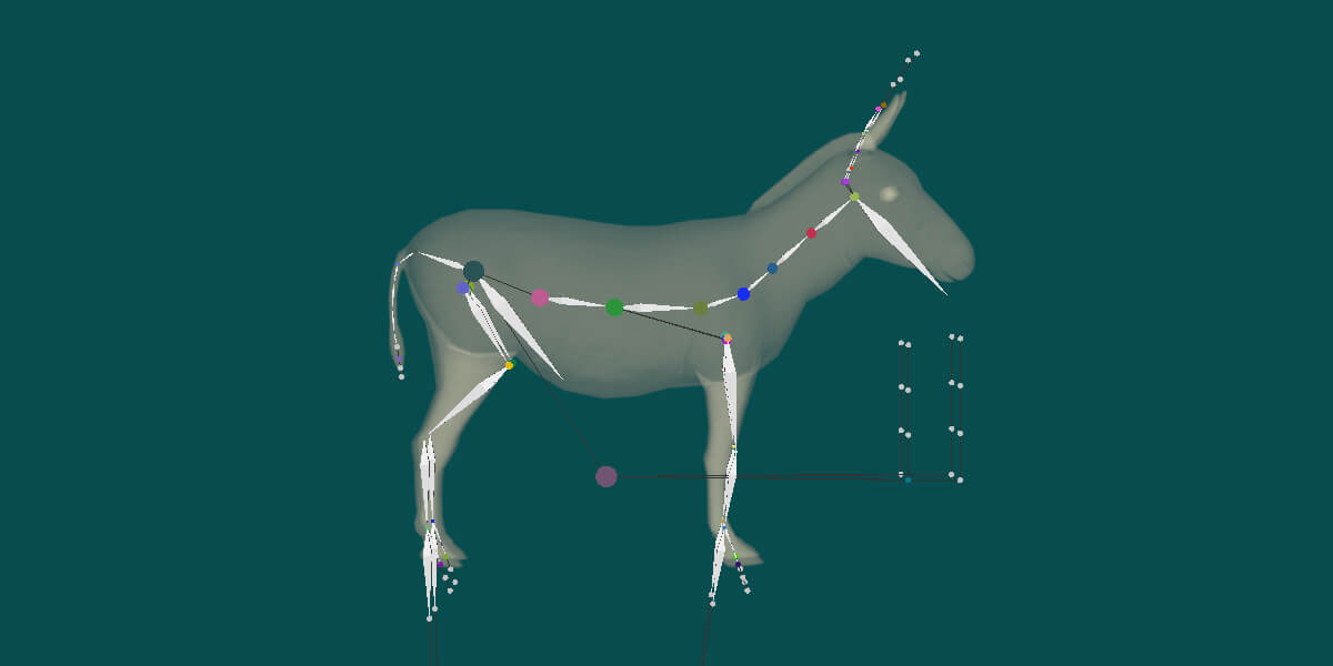 Donkey Animals - 3D Model by Nyilonelycompany