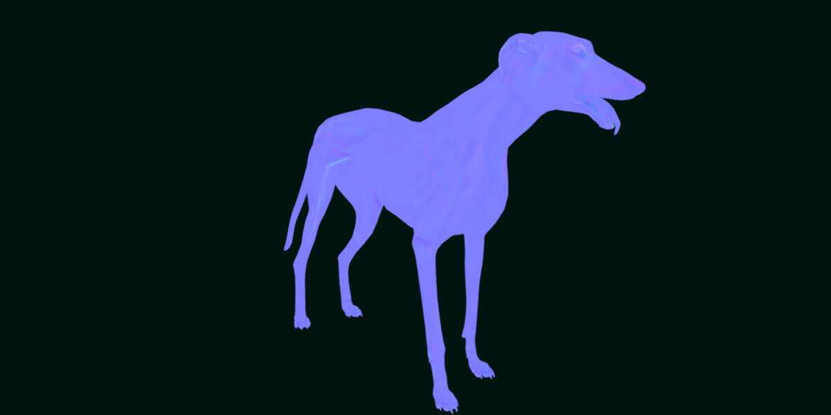 English Greyhound Dog Breed - 3D Model by Nyilonelycompany