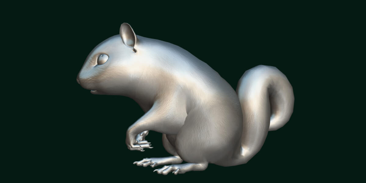 Eurasian Red Squirrel Rodent - 3D Model by Nyilonelycompany