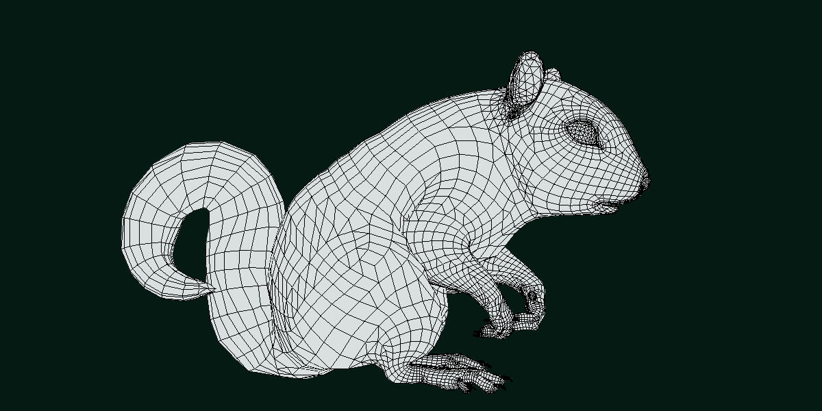 Eurasian Red Squirrel Rodent - 3D Model by Nyilonelycompany