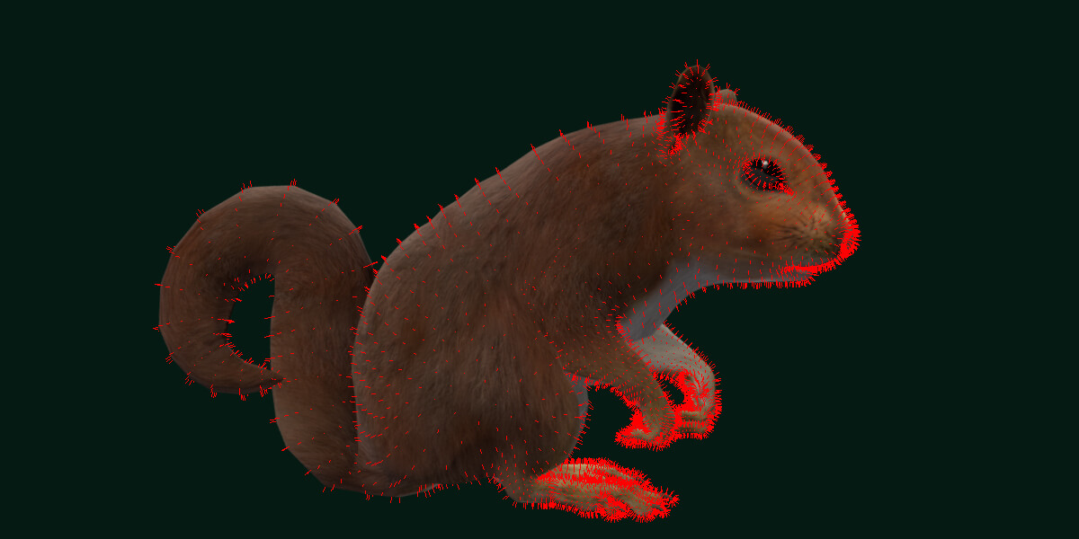 Eurasian Red Squirrel Rodent - 3D Model by Nyilonelycompany