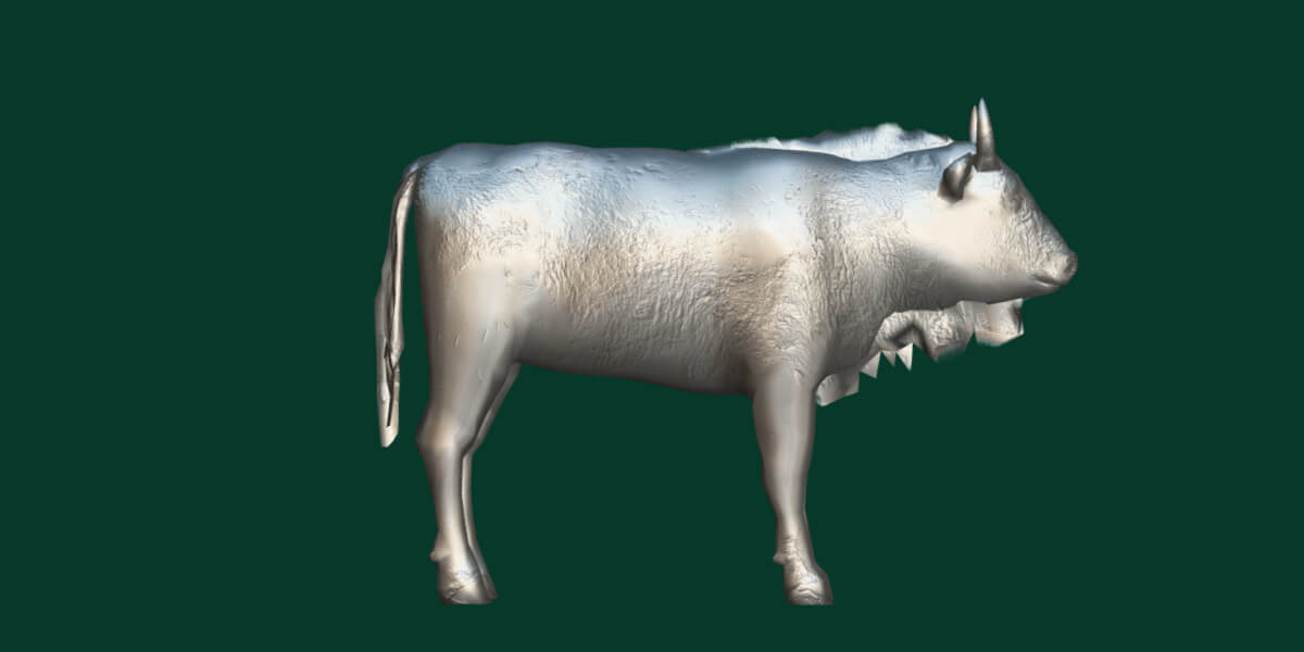 European Bison Calf - 3D Model by Nyilonelycompany