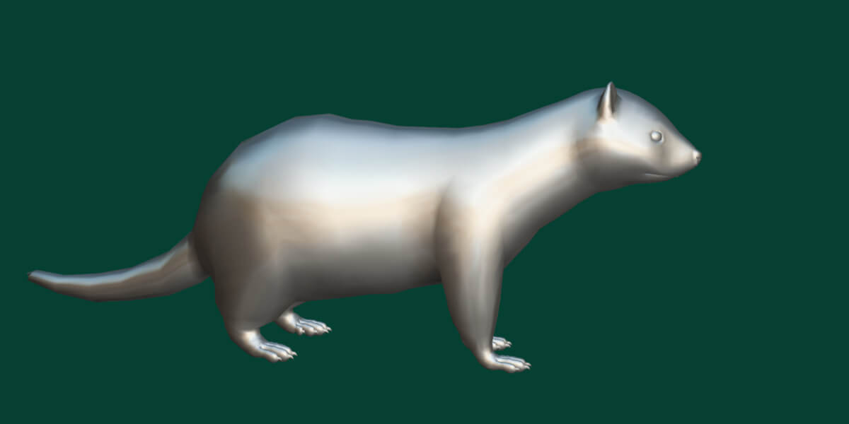 European Polecat - 3D Model by Nyilonelycompany