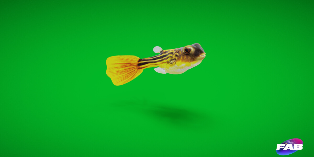 Fahaka Nile Pufferfish - 3D Model by Nyilonelycompany