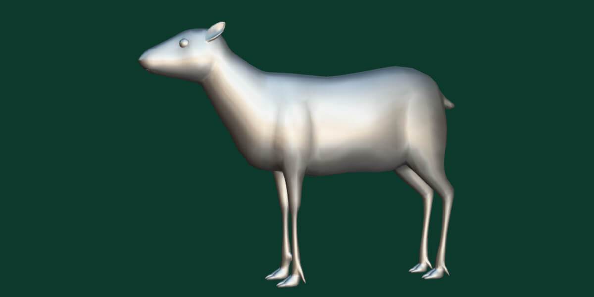 Fanged Mouse-Deer Chevrotain Animal 3D Model by Nyilonelycompany