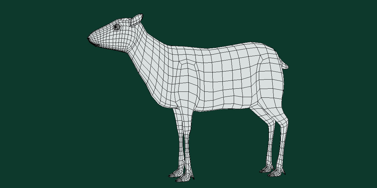 Fanged Mouse-Deer Chevrotain Animal 3D Model by Nyilonelycompany