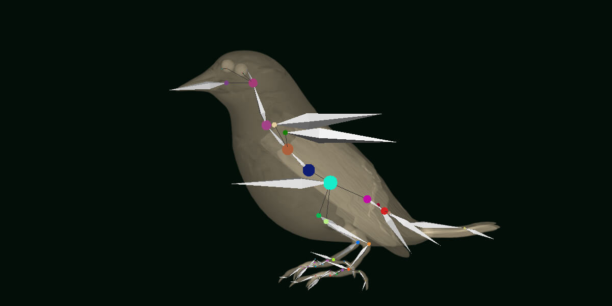 Golden Cheeked Warbler Songbird - 3D Model by Nyilonelycompany