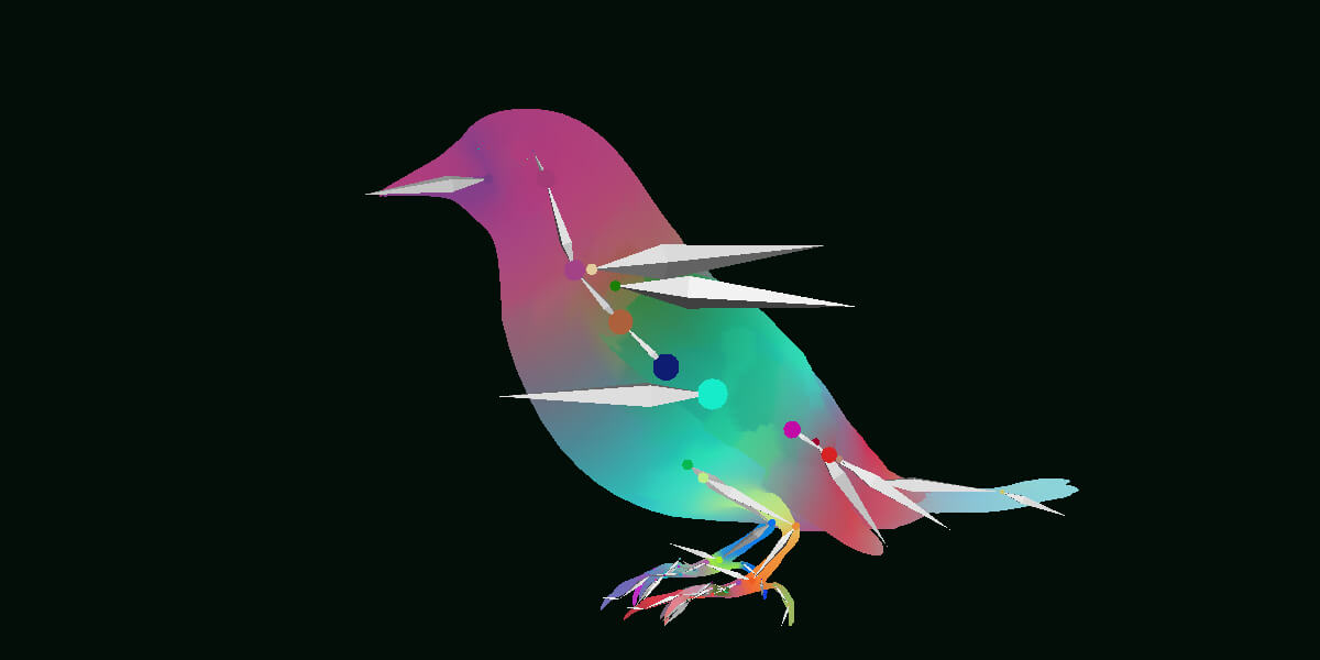 Golden Cheeked Warbler Songbird - 3D Model by Nyilonelycompany