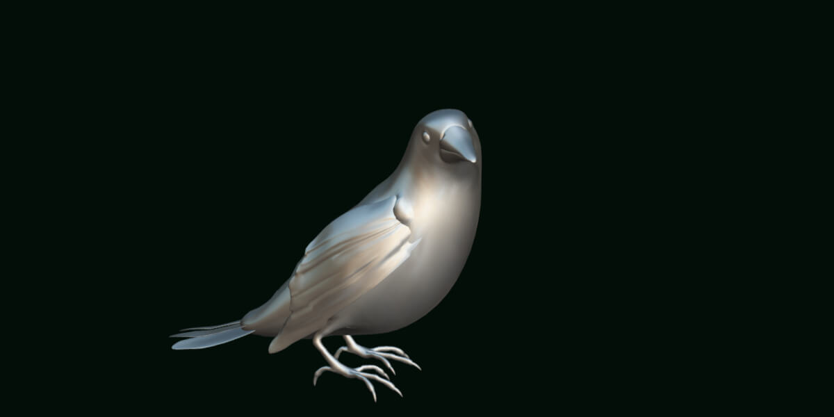 Golden Cheeked Warbler Songbird - 3D Model by Nyilonelycompany