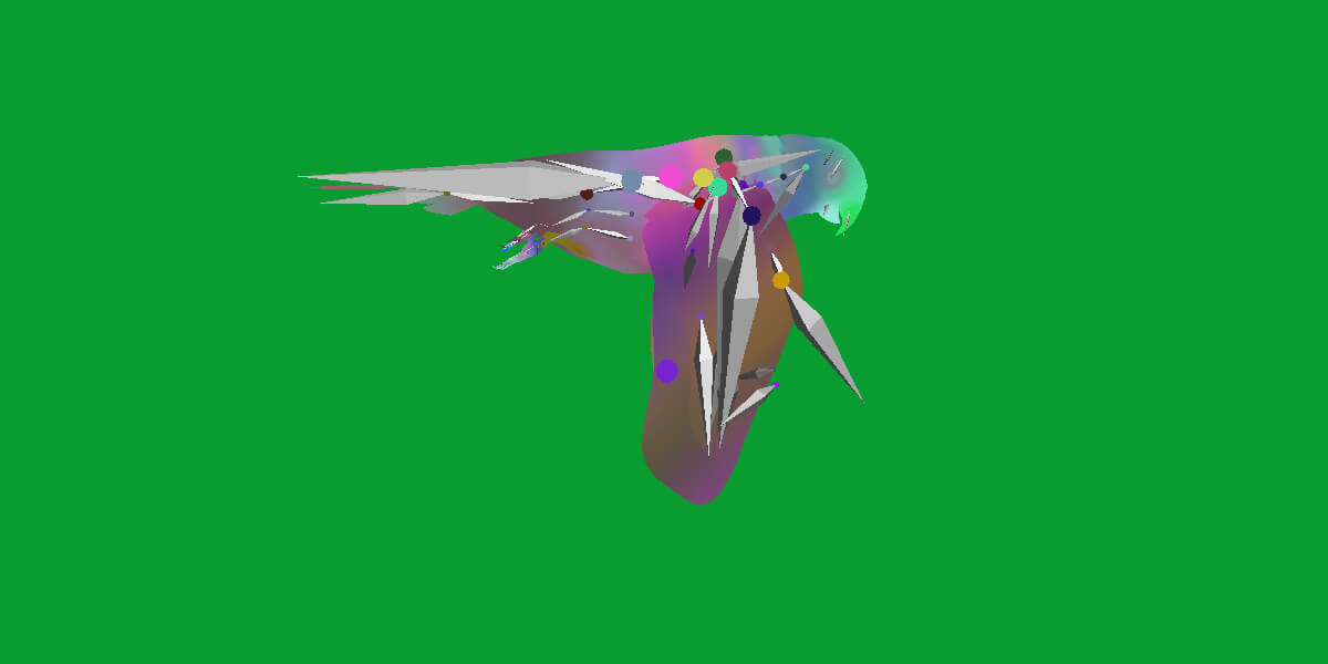 Golden Conure Parrot - 3D Model by Nyilonelycompany