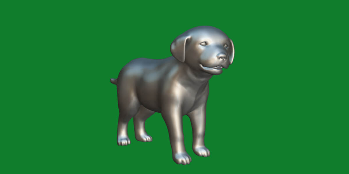 Golden Retriever Puppy Dog - 3D Model by Nyilonelycompany